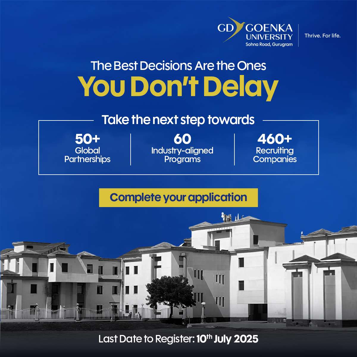 GD Goenka University: Course, Fees, Placement, Admission 2025 - CareerGuide