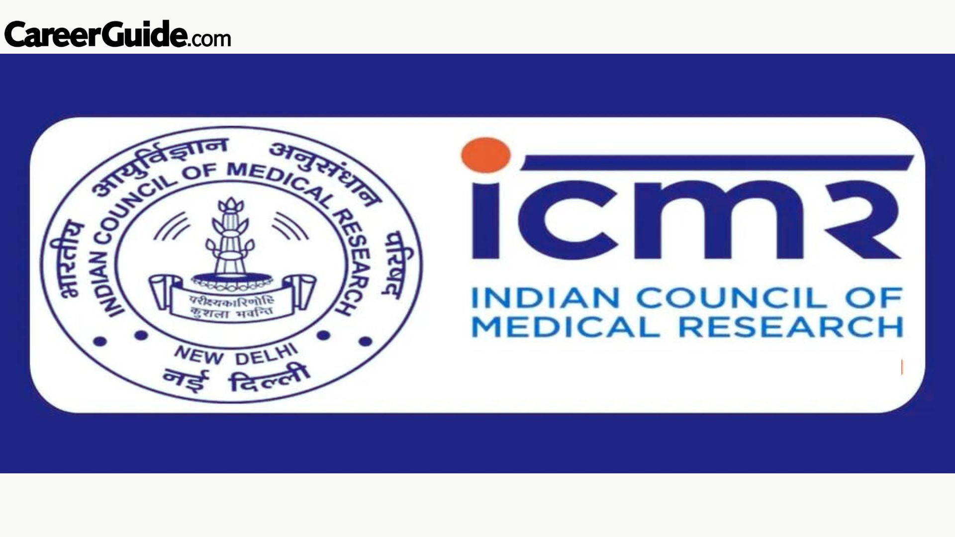 ICMR Recruitment 2023, Notification Application Form, Exam .....