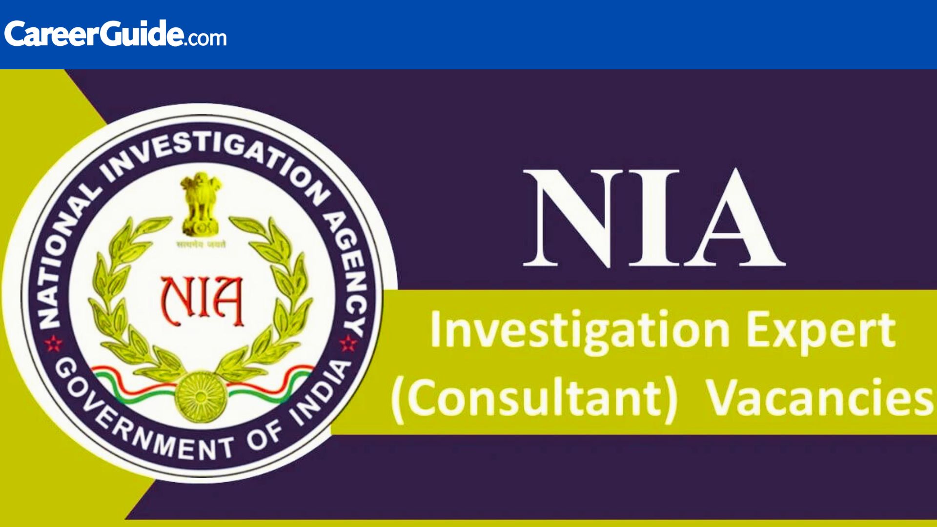 NIA Recruitment 2023: Apply for 110+ SI & Other Vacancies...