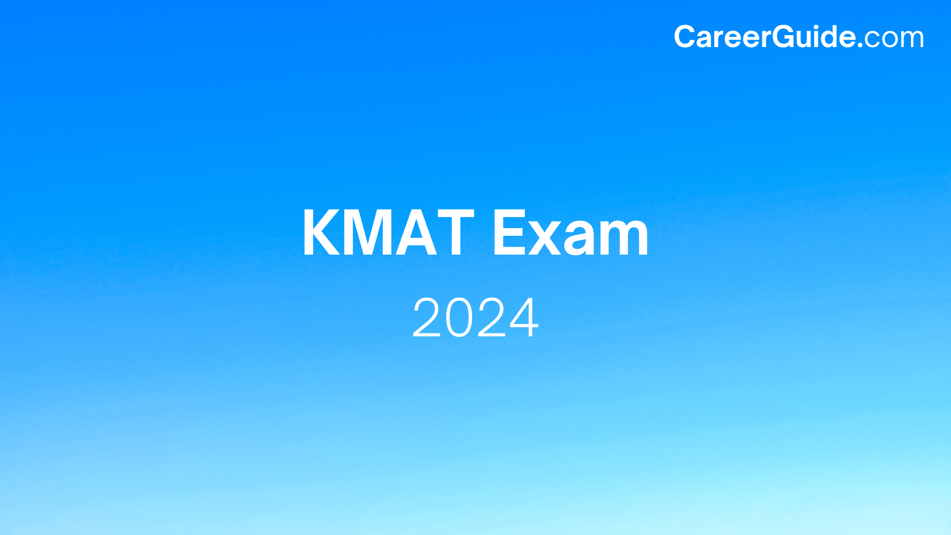 KMAT Exam 2024: Highlights, Eligibility, Syllabus, Pattern, FAQs ...
