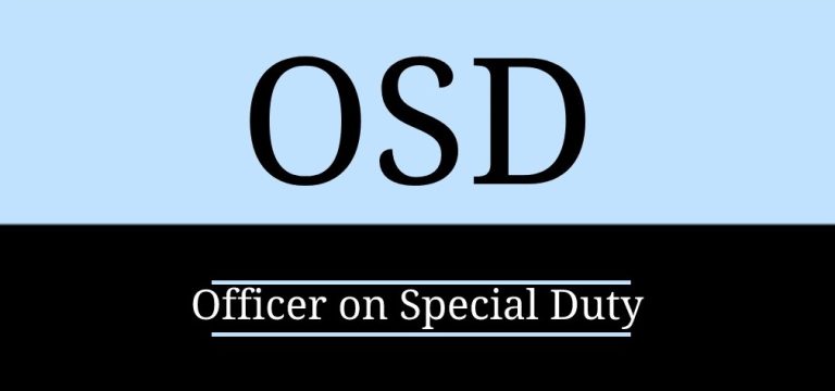 What is OSD full form: Introduction, Roles, Responsibilities - CareerGuide