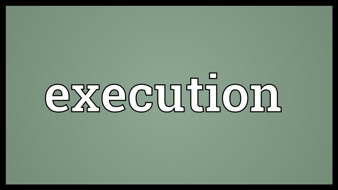What is Execution Meaning in Hindi - CareerGuide