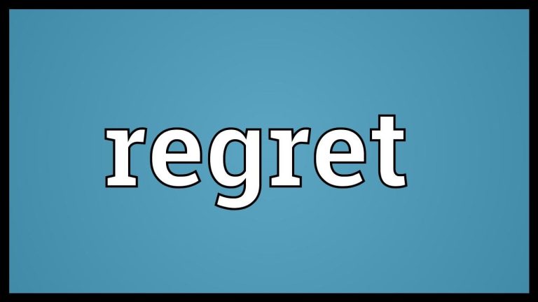 What is Regret Meaning in Hindi - CareerGuide