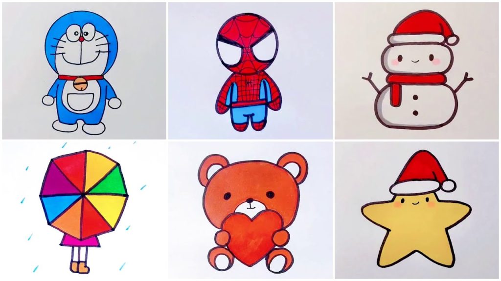 Drawing For Kids: Basic Shapes, Cartoon Characters - CareerGuide