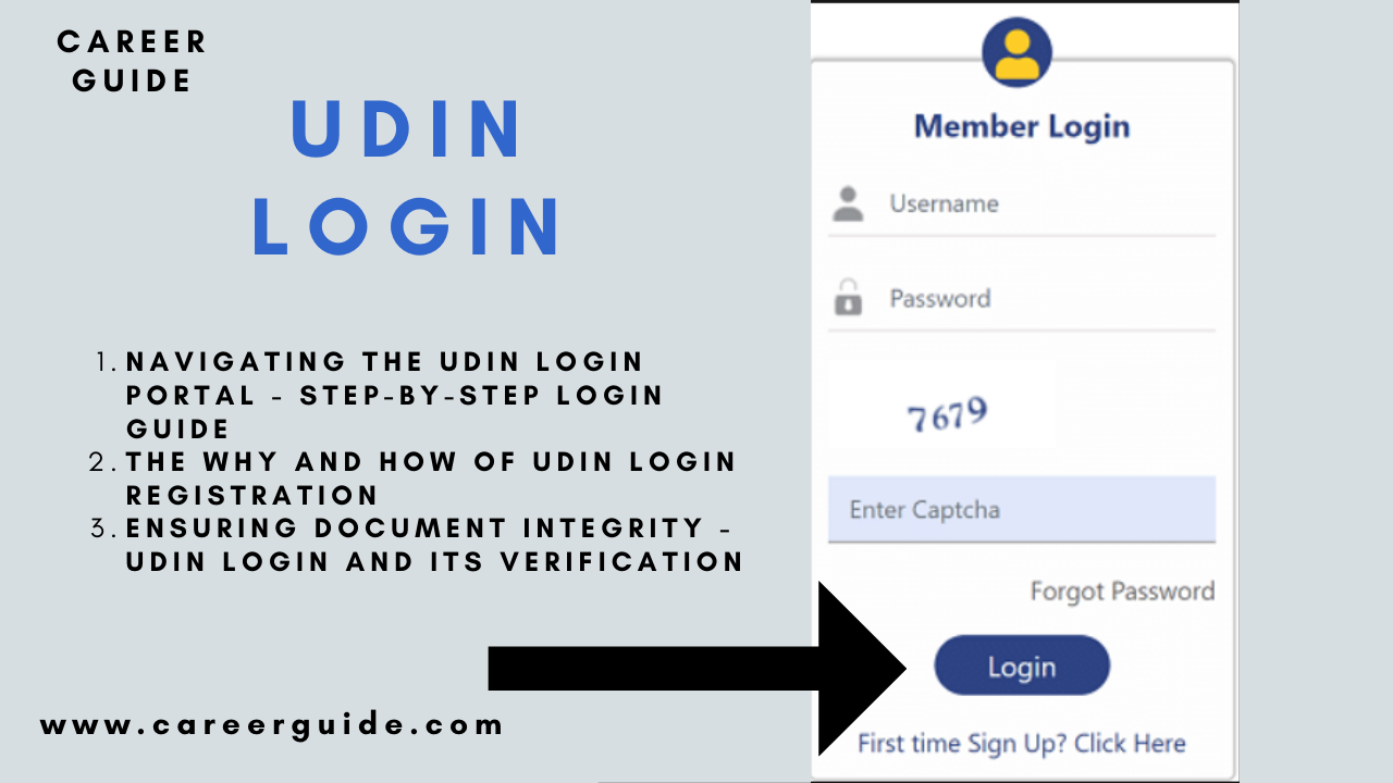 UDIN Login: Portal Guide, Registration, Document, Troubleshooting ...