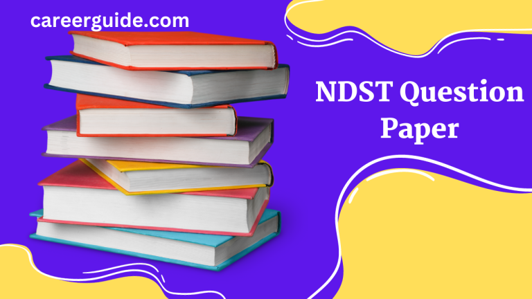 NDST Question Papers Download, Syllabus - CareerGuide