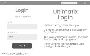 Ultimatix Login: Guide, Role, Mobile App, Login Issues - CareerGuide