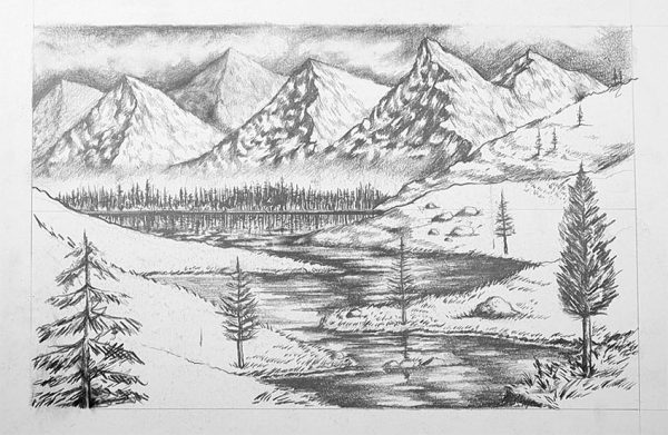 Scenery Drawing : Essential Tools for Scenery Drawing - CareerGuide