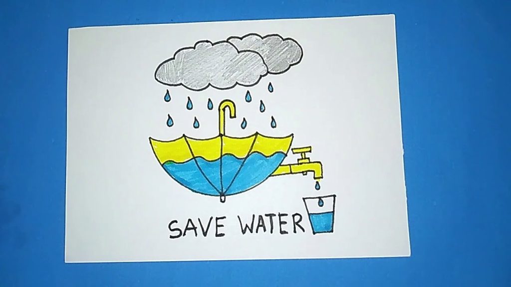 Save Water Drawing : How Art Inspires a Water-Wise Future - CareerGuide