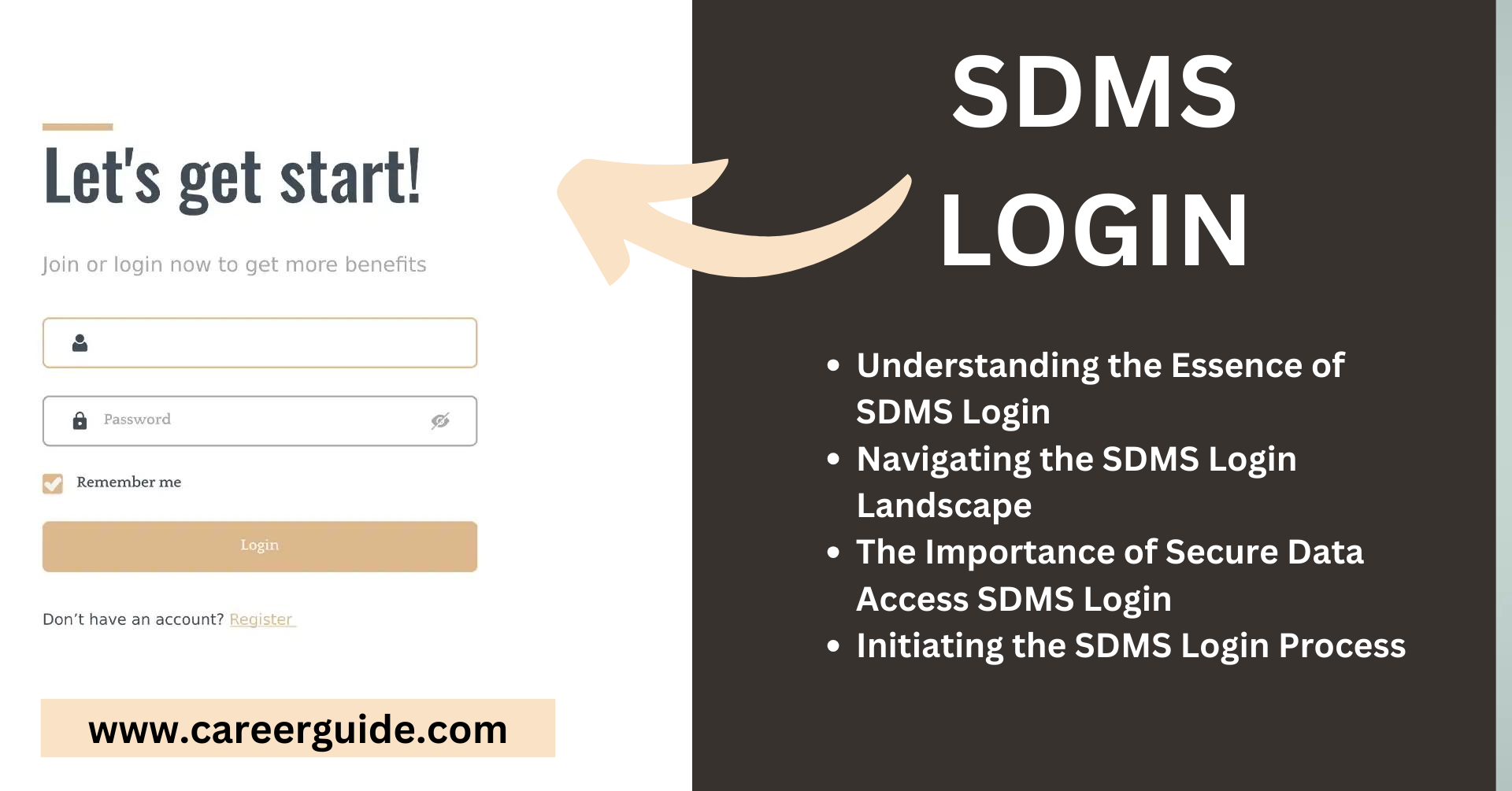 SDMS Login: Process Login, Troubleshooting Tips, Security, - CareerGuide