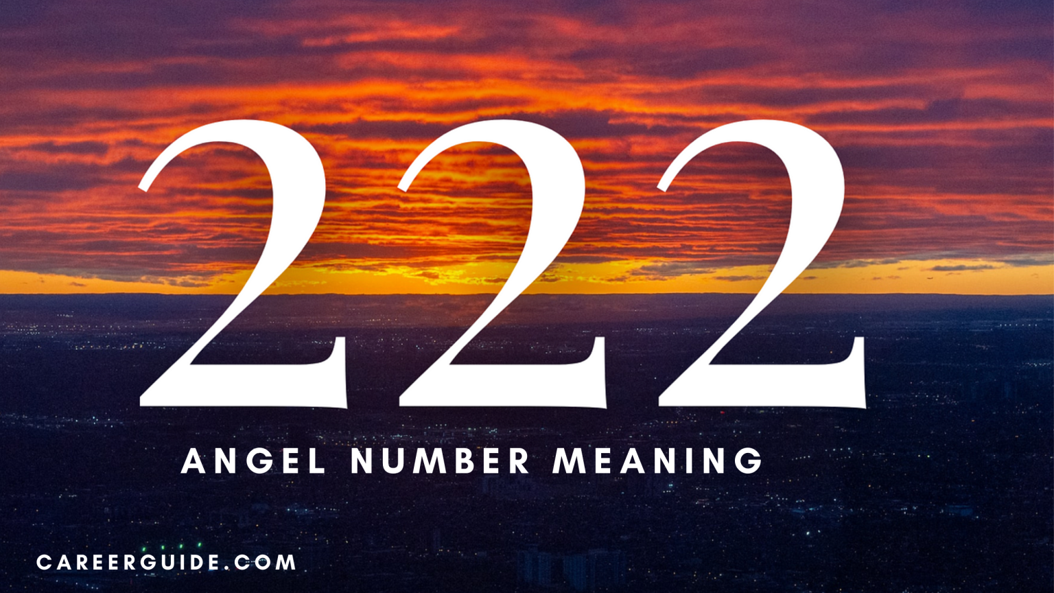 222 angel number meaning - CareerGuide