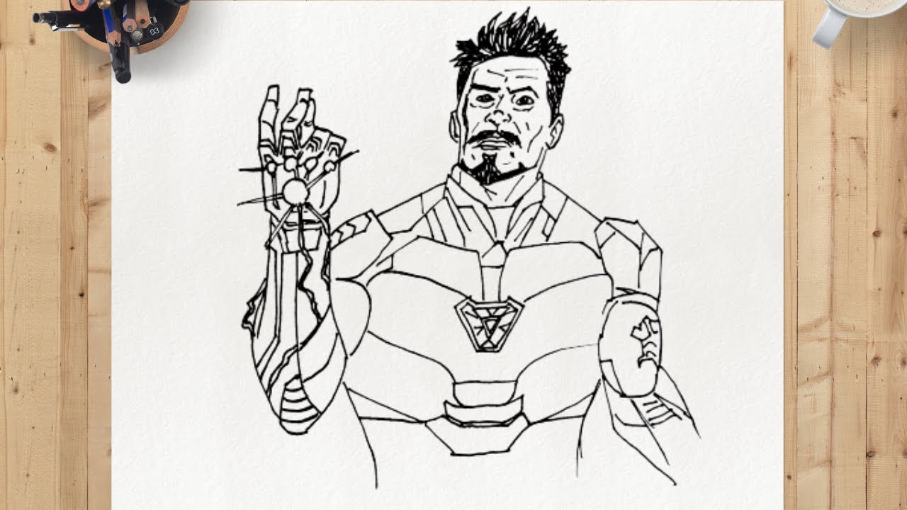 Iron Man Drawing : Tips For Drawing - CareerGuide