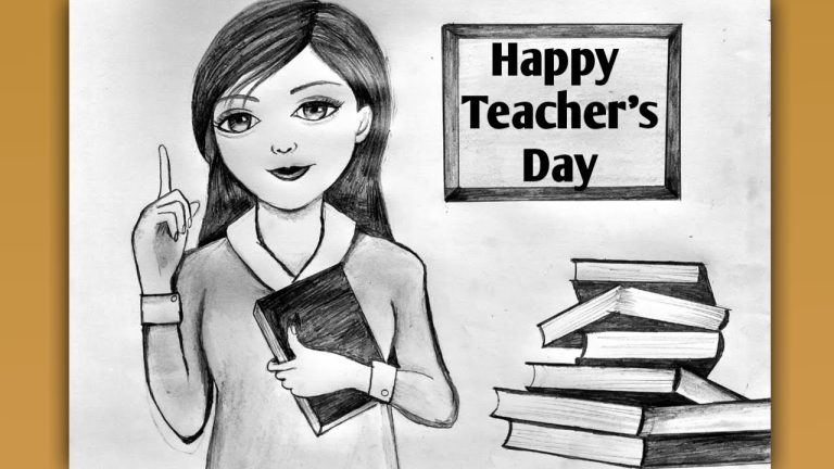 Teachers Day Drawing : Tips - CareerGuide