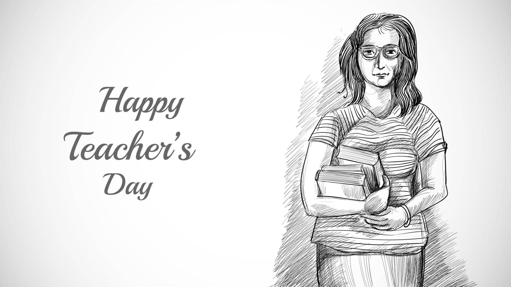 Teachers Day Drawing : Tips - CareerGuide