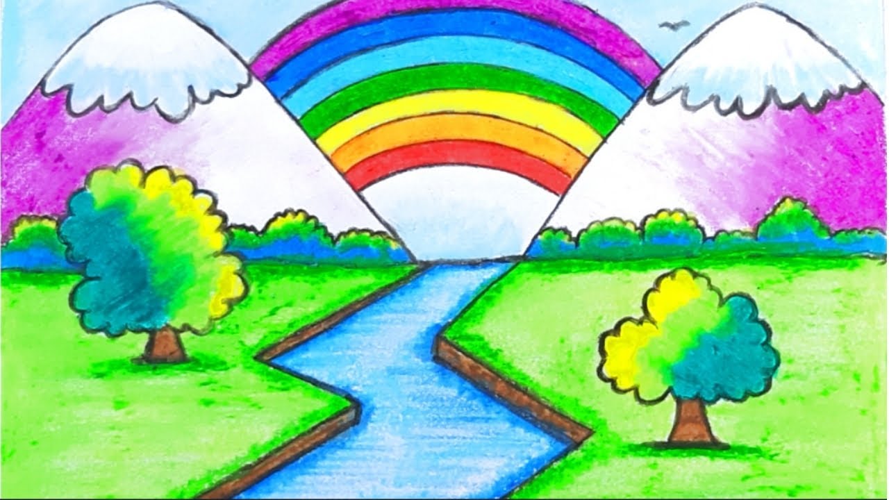 Rainbow Drawing : Tips for Drawing - CareerGuide