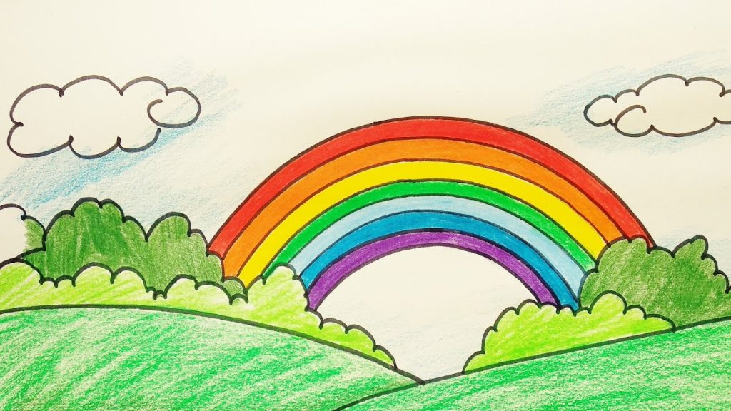 Rainbow Drawing : Tips for Drawing - CareerGuide
