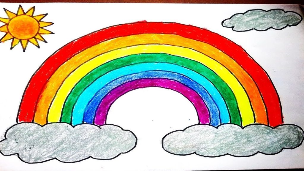 Rainbow Drawing : Tips for Drawing - CareerGuide