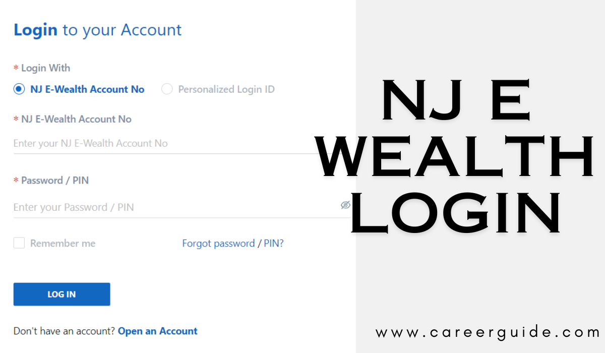 NJ E Wealth Login: Registration Process, Investment, Real-Time Market - CareerGuide