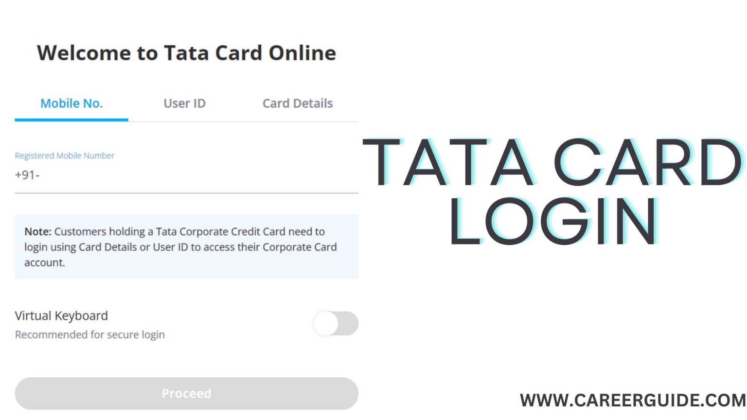 Tata Card Login: Registration Process, Benefits, Transactions, Rewards ...